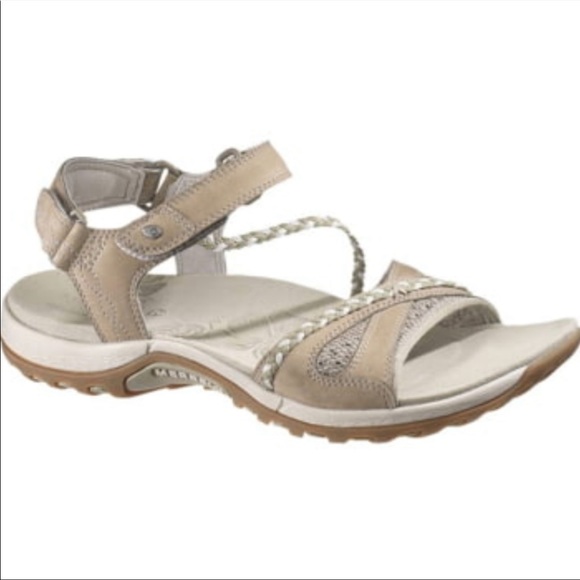 Merrell | Shoes | Merrell Violetta Aluminum Q Form Walking Sandals Size ...